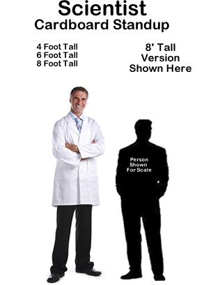 Science Cardboard Cutout Standup Props - Dino Rentos Studios, INC.